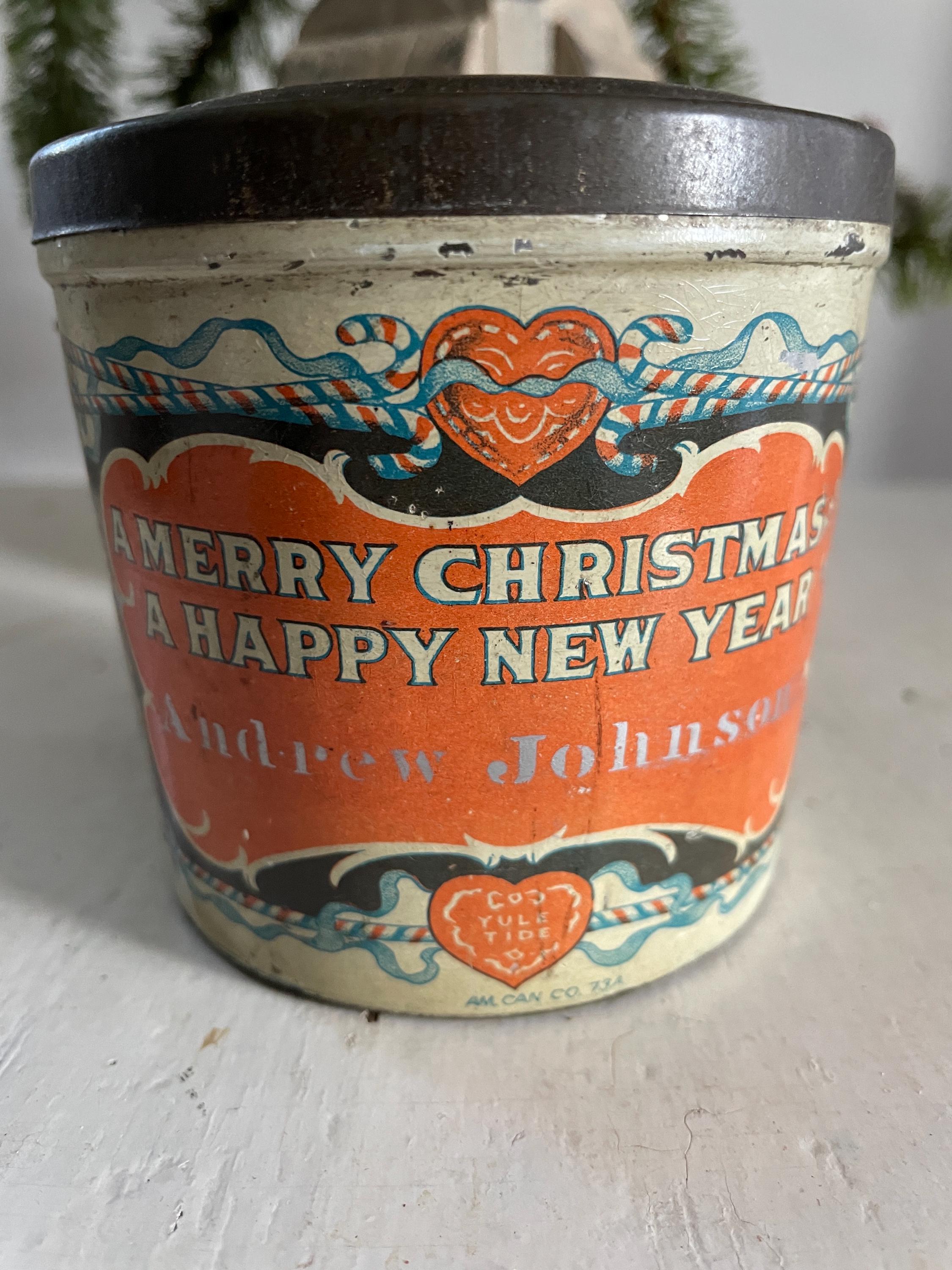 Antique Mini Christmas Latd Pail - Etsy