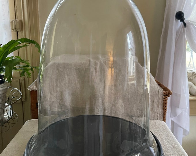 Antique Glass Cloche Extra Large - Etsy
