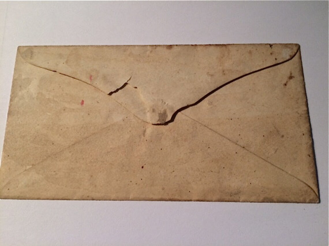 Antique Civil War Era Embellished Envelope Artwork - Etsy