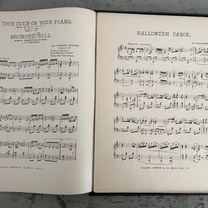 Antique Halloween Sheet Music - Etsy