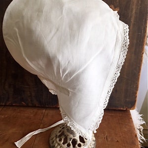 Antique Quaker Young Girl's Night Cap - Etsy