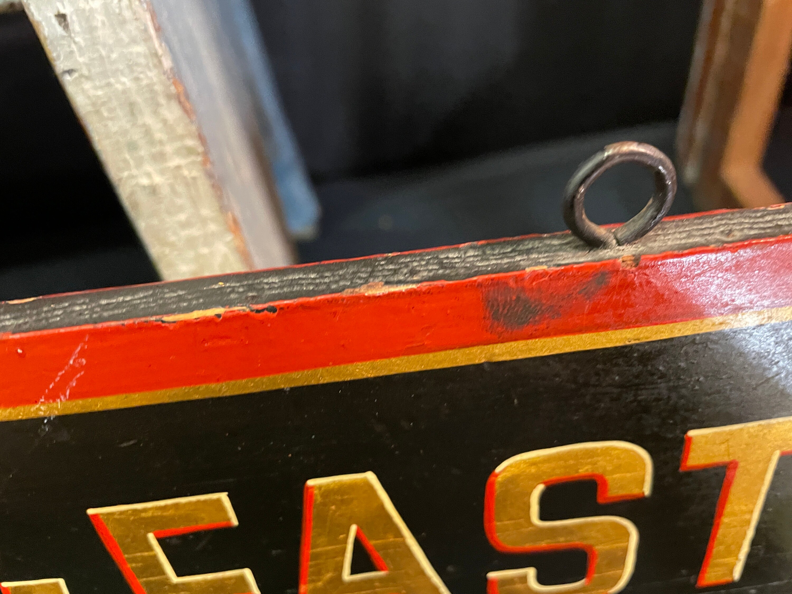 Antique Textile Sign - Etsy