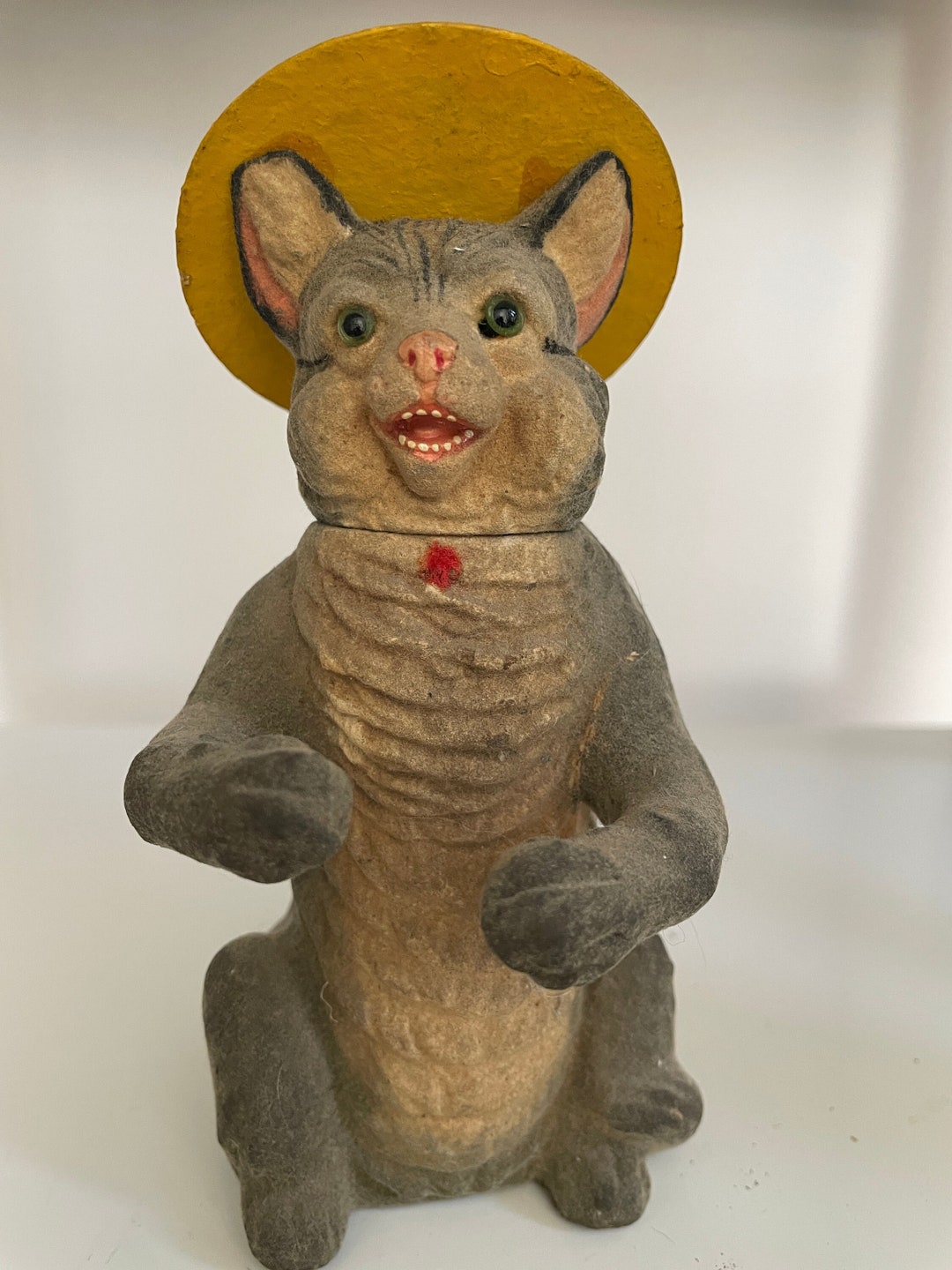 Antique Cat Candy Container - Etsy