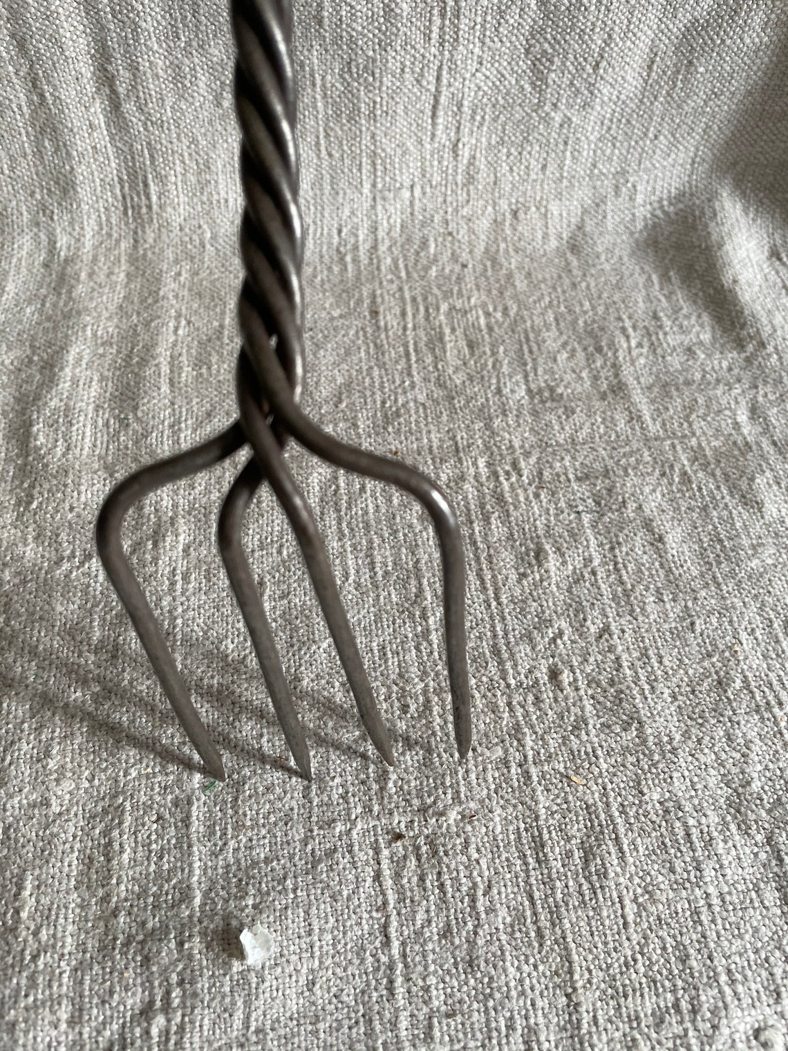 Antique Twisted Wire Fork With Heart - Etsy