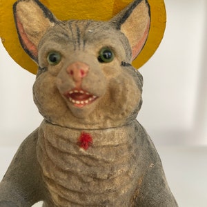 Antique Cat Candy Container - Etsy