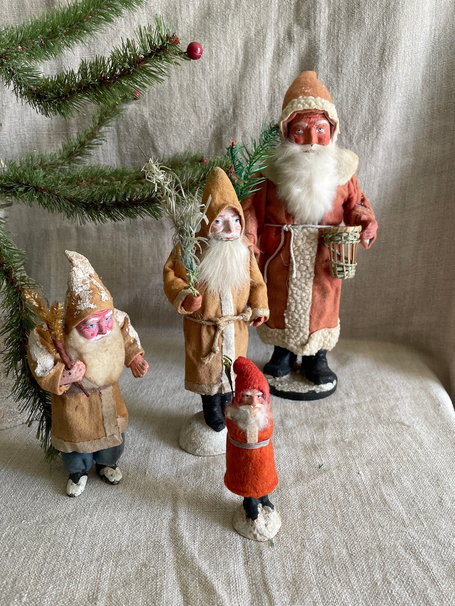 Antique Santa Candy Container 12 Inches Tall - Etsy
