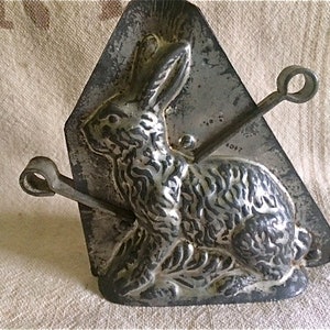 Antique Rabbit Chocolate Mold - Etsy