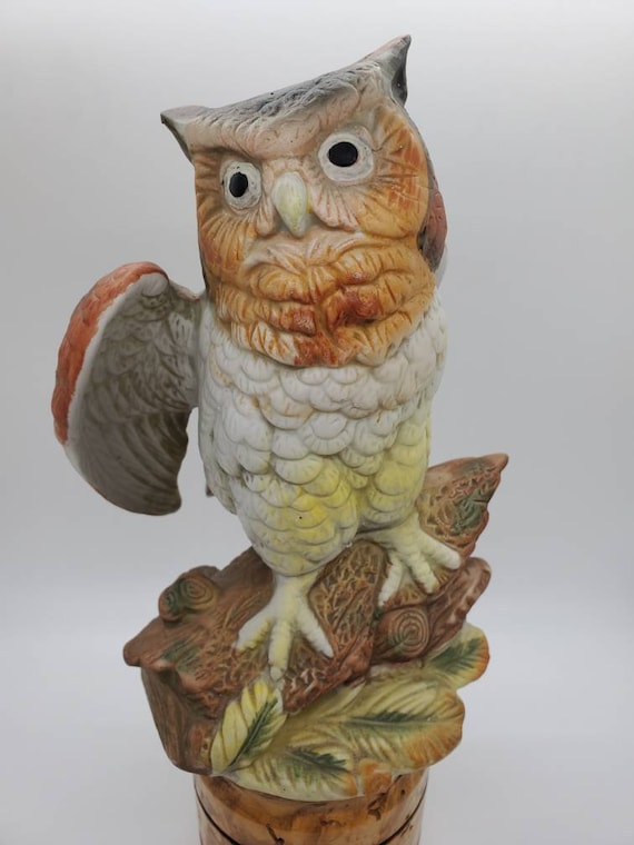 Vintage Porcelain Owl | Etsy