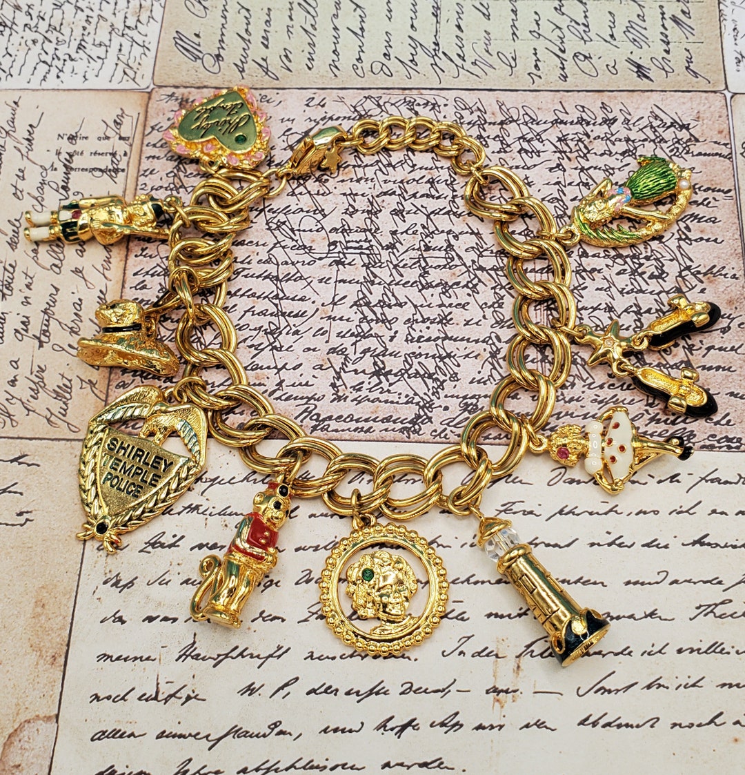 Charm Bracelet Vintage Danbury Mint - Etsy