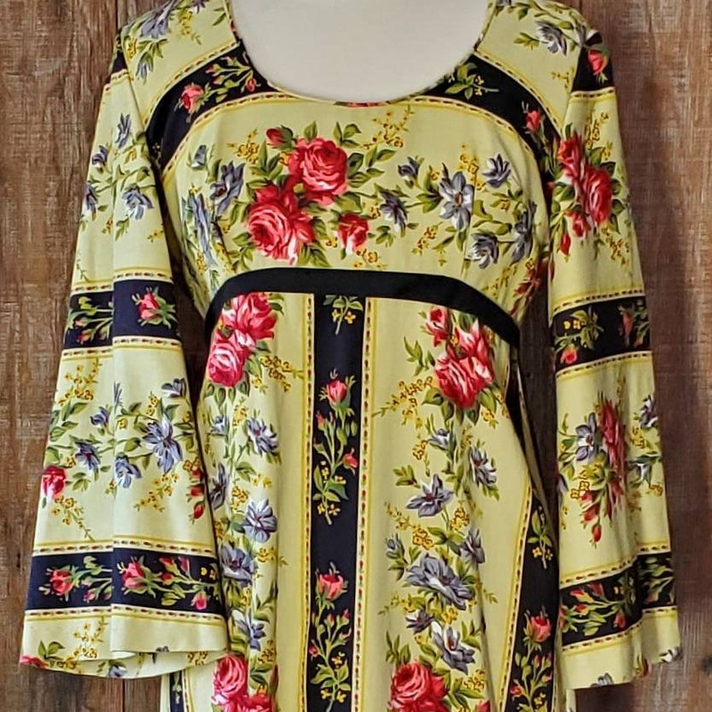60s Boho Dress - Etsy