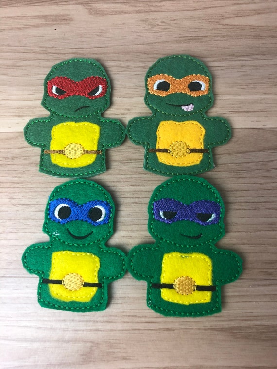 Teenage Mutant Ninja Turtle Puppet Pattern TEETURTLE TEENAGE MUTANT