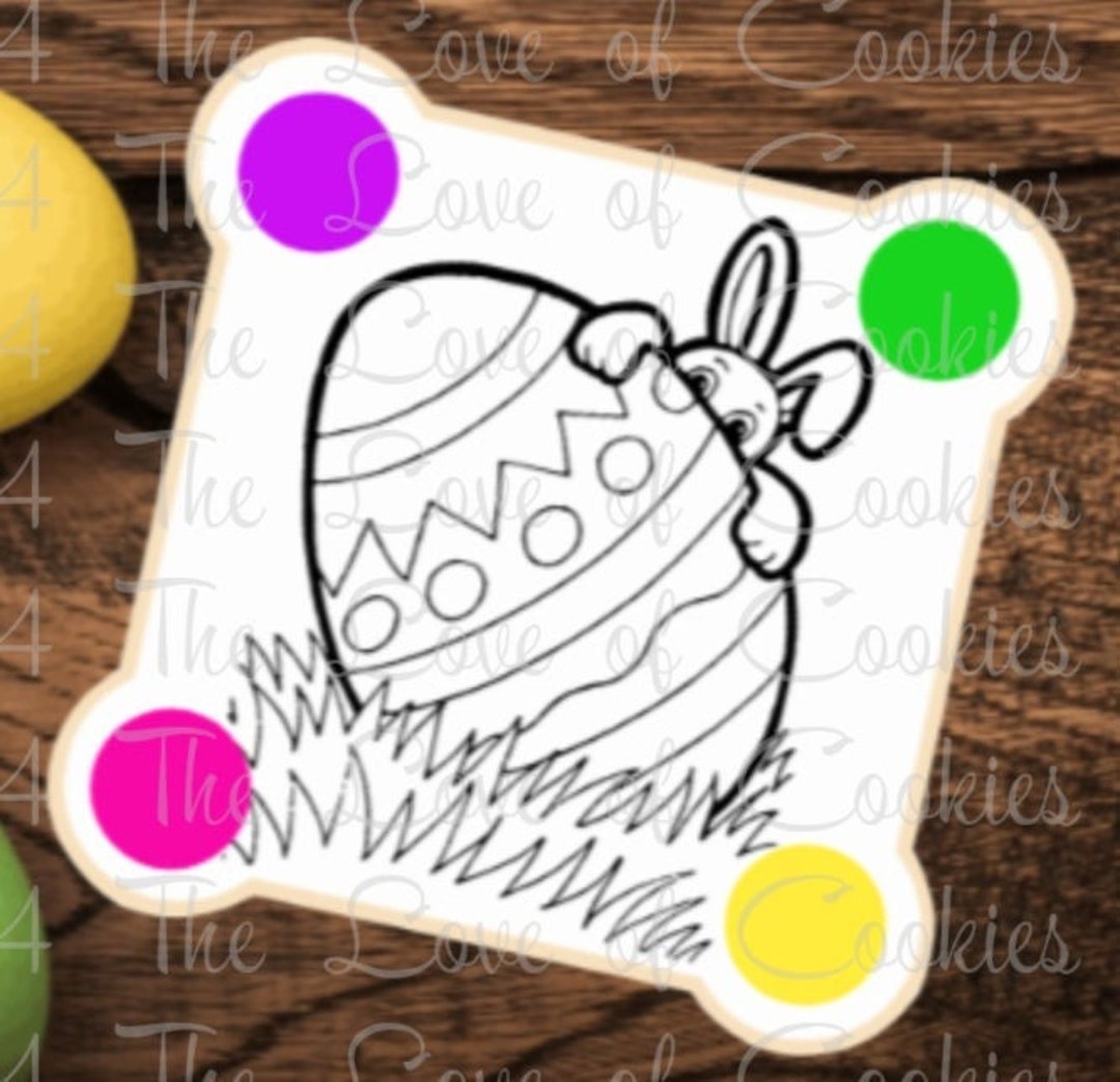 Easter Pyo Silkscreen Easter PYO Stencil Bunny PYO - Etsy