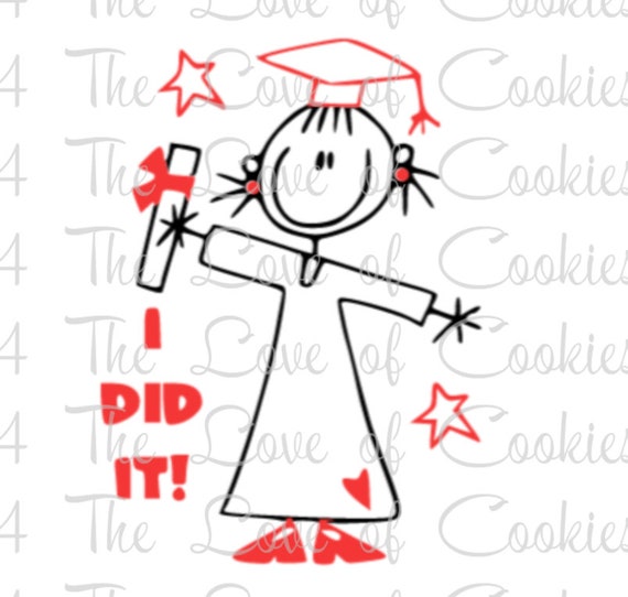 Stickman Graduation Silkscreen Stickman Graduation Stencil - Etsy