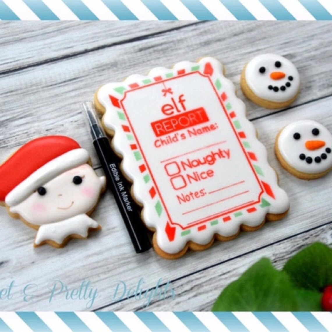 LIMITED DAILY QUANTITY Elf Report Silk Screen Elf Letter - Etsy