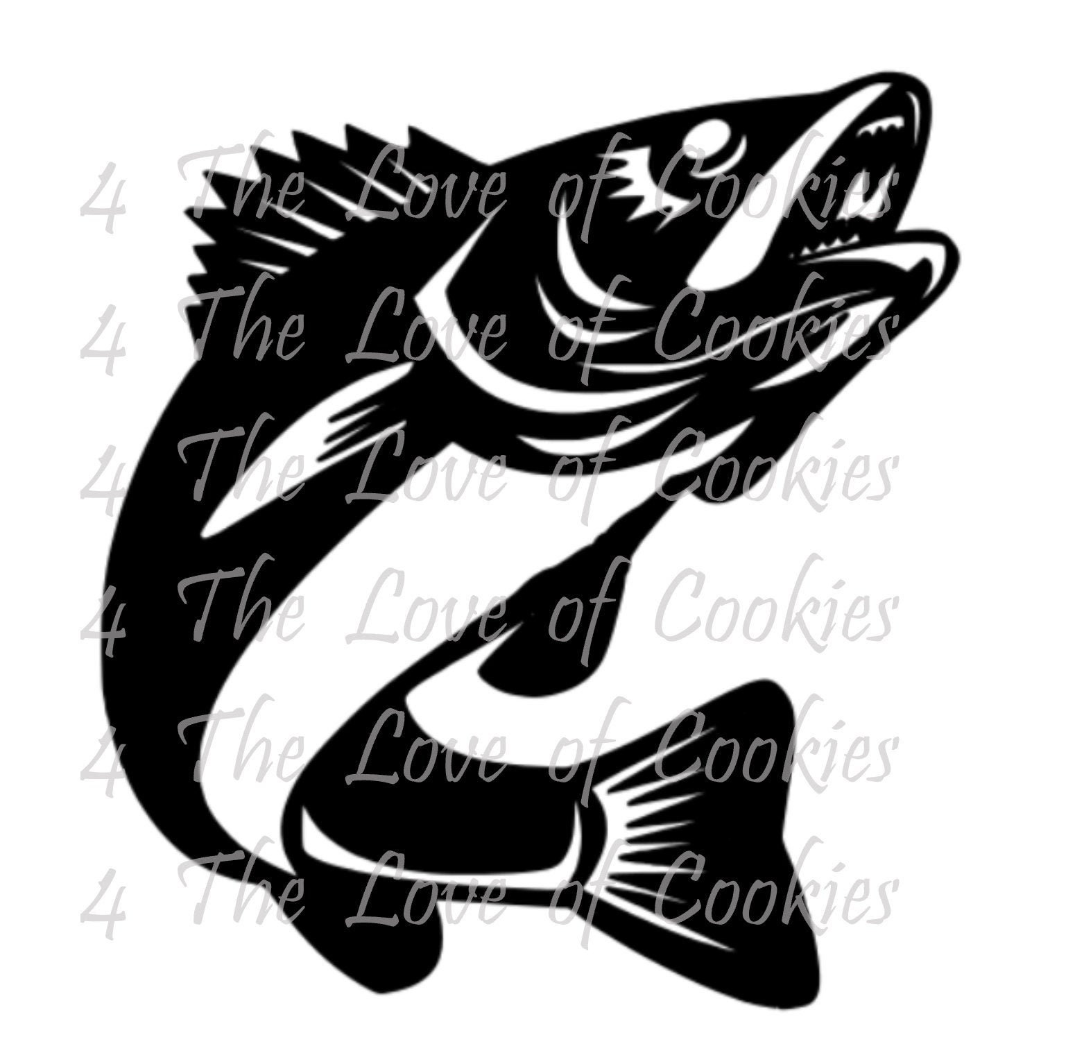 Walleye Stencil