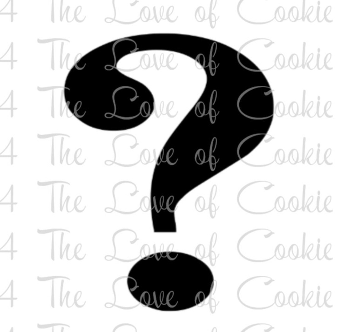 Question Mark Stencil