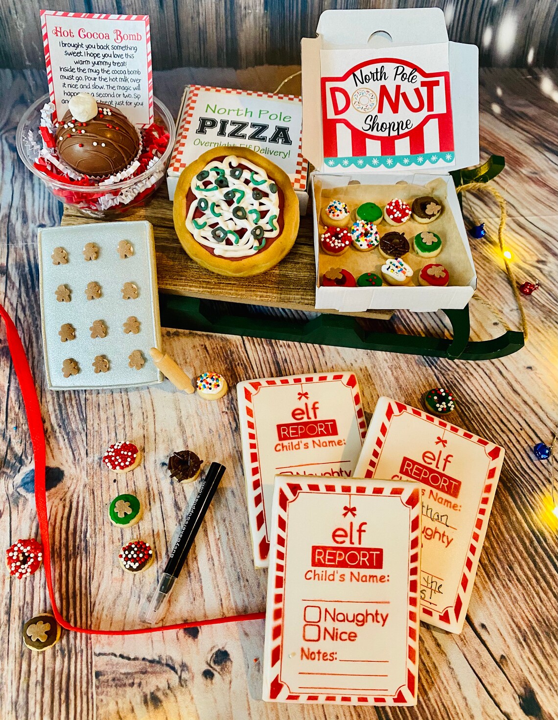 LIMITED DAILY QUANTITY Elf Report Silk Screen Elf Letter - Etsy