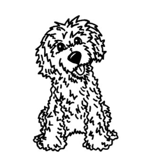 PYO Labradoodle Silk Screen Stencil Birthday Silk Screen | Etsy