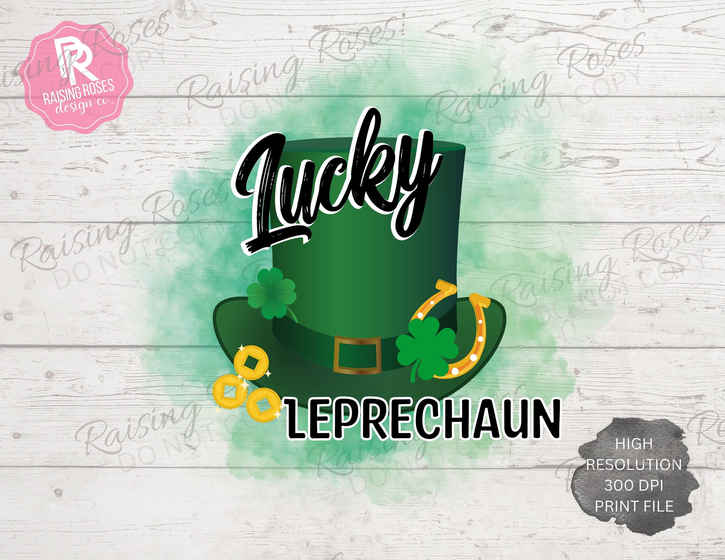 Lucky Leprechaun PNG File, St Patricks Day Transfer Design, St Patricks ...