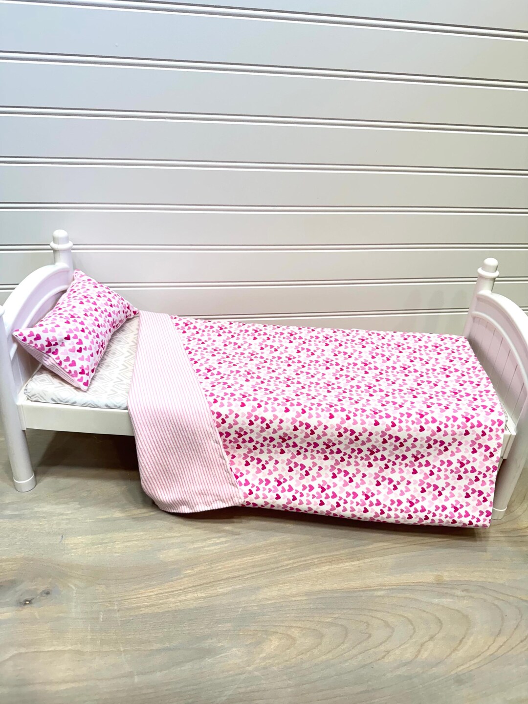 Snuggly Tiny Hearts Doll Blanket and Pillow Set - Christmas Doll ...