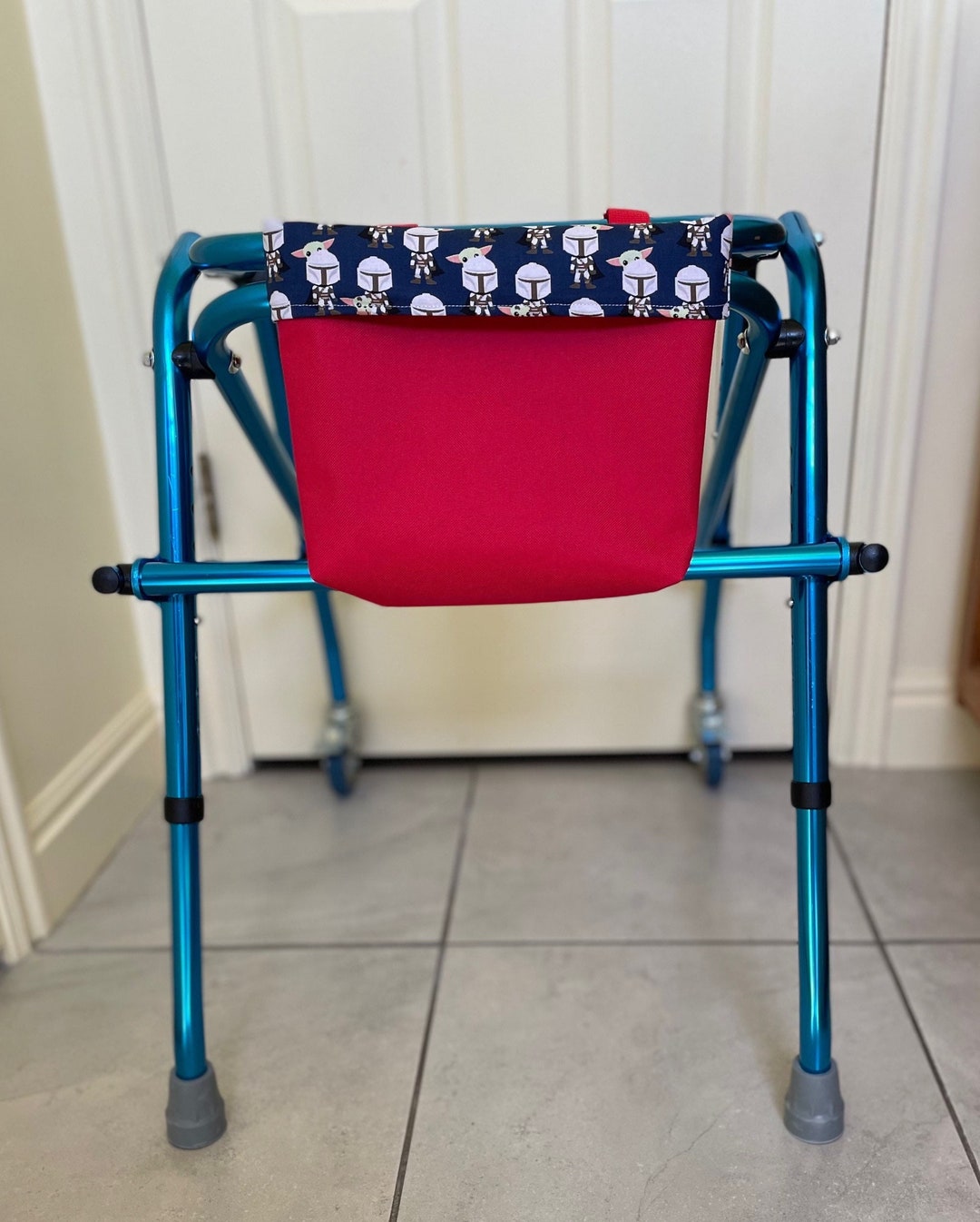 Customizable Walker Tote Bag: Vibrant Fabric Choices, Pediatric Walker ...