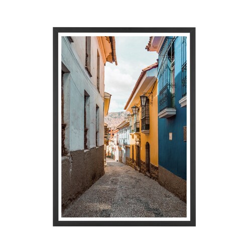 La Paz Bolivia Retro Travel Art Poster - Etsy