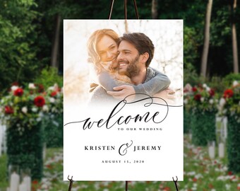 Wedding Sign With Photo | Etsy