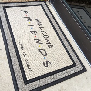 Friends Door Mat - Welcome Doormat - Funny Door Mat - Etsy