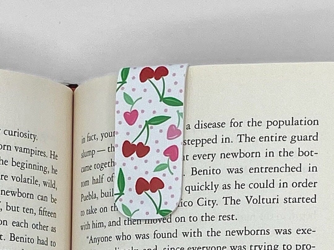Heart Cherry Magnetic Bookmark for Women, Cute Valentines Gifts for ...