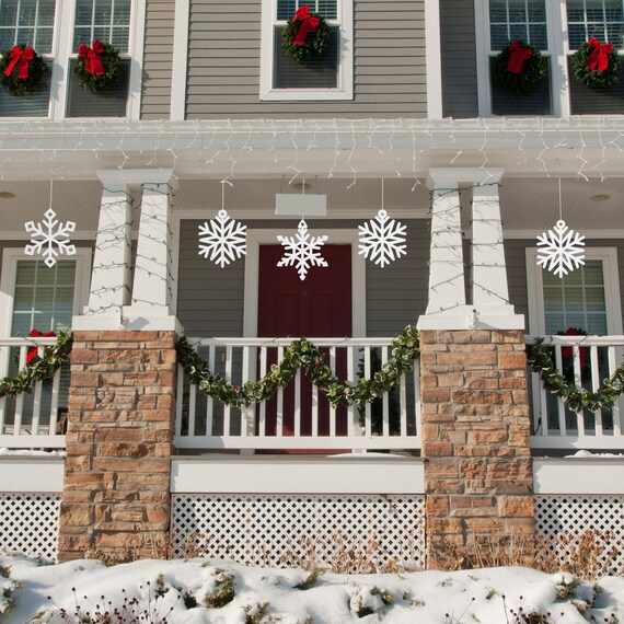 Outdoor Christmas Decorations - Snowflake - Christmas Decorations ...