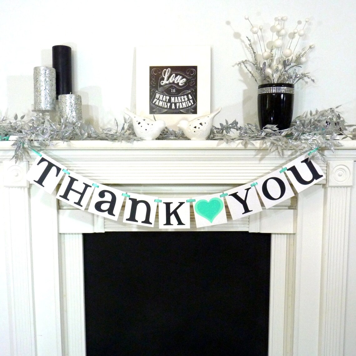 Thank You Sign / Rustic Wedding Banner Photo Prop Wedding - Etsy
