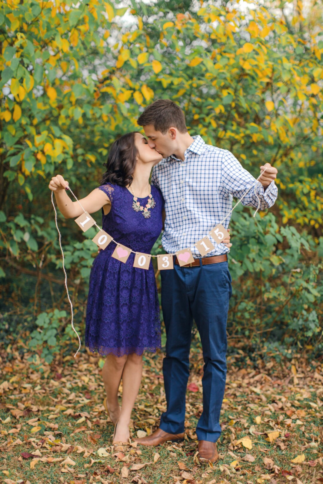 Mini Save the Date Banner / Wedding Garland / Wedding Date Banner ...