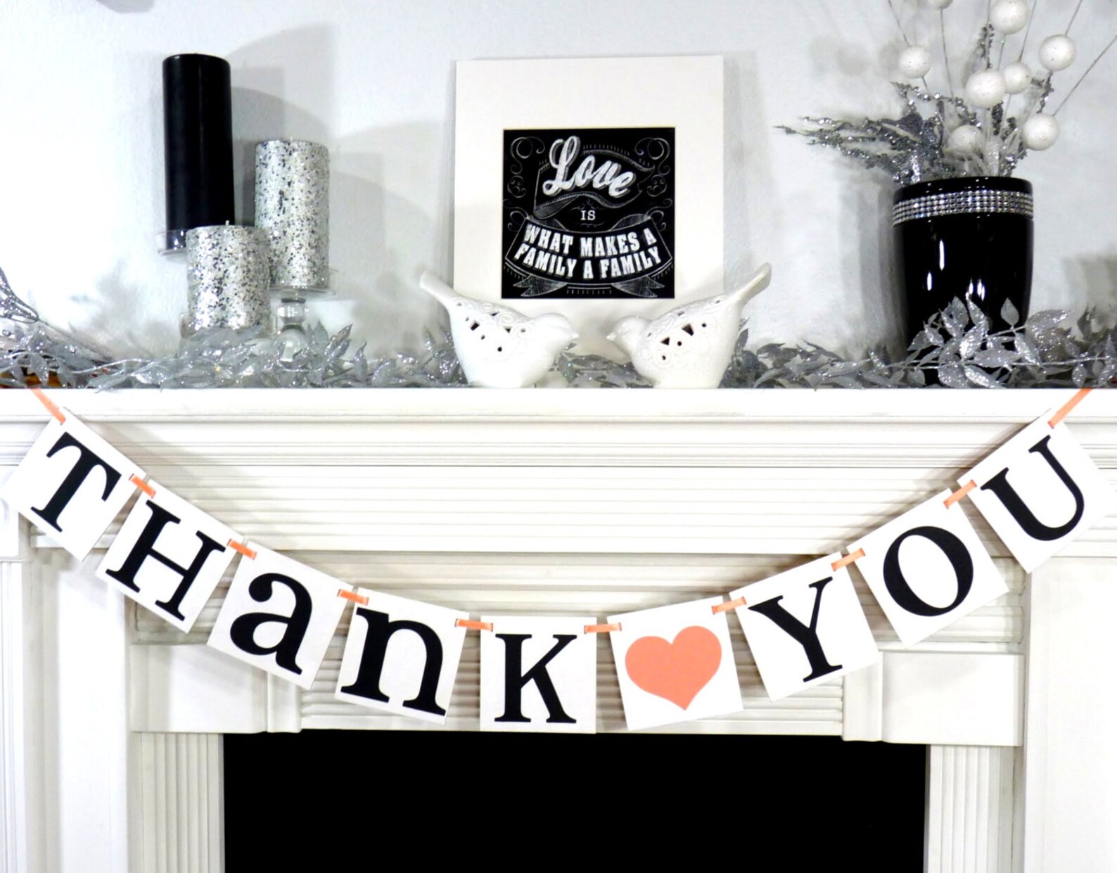 Thank You Sign Banner / Rustic Wedding / Backdrop / Thank You - Etsy