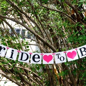 Bridal Shower Banner / Bridal Shower Decorations / Bride to Be - Etsy