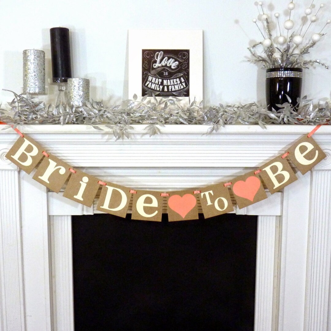 Bridal Shower Banner Bridal Shower Decor / Bride to Be Banner / Wedding ...