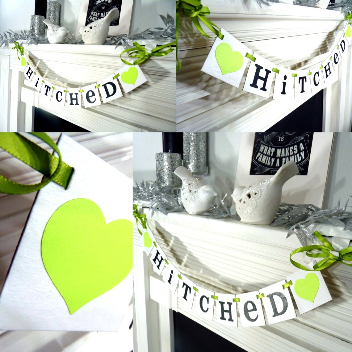 Mini Hitched Banner/ Wedding Garland/ Just Hitched/ Wedding D | Etsy