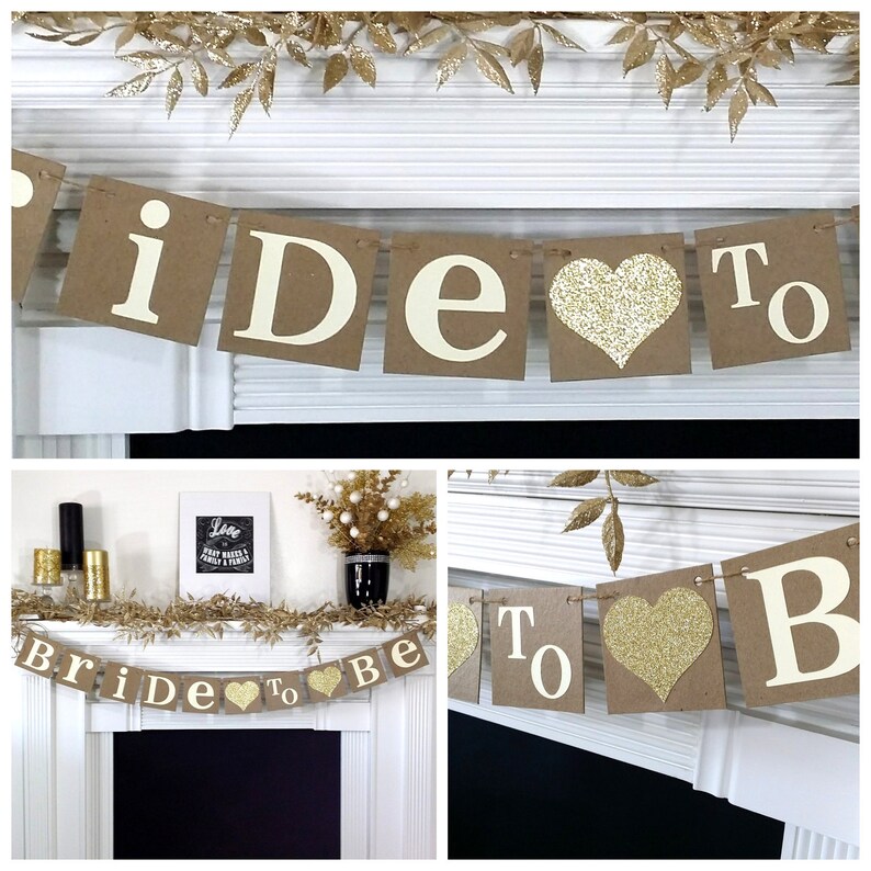 Bridal Shower Banner Bridal Shower Decor / Bride to Be Banner | Etsy