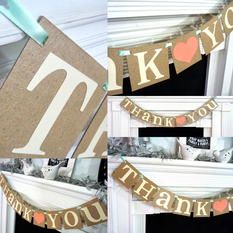 Thank You Sign / Rustic Wedding Banner Photo Prop Wedding - Etsy