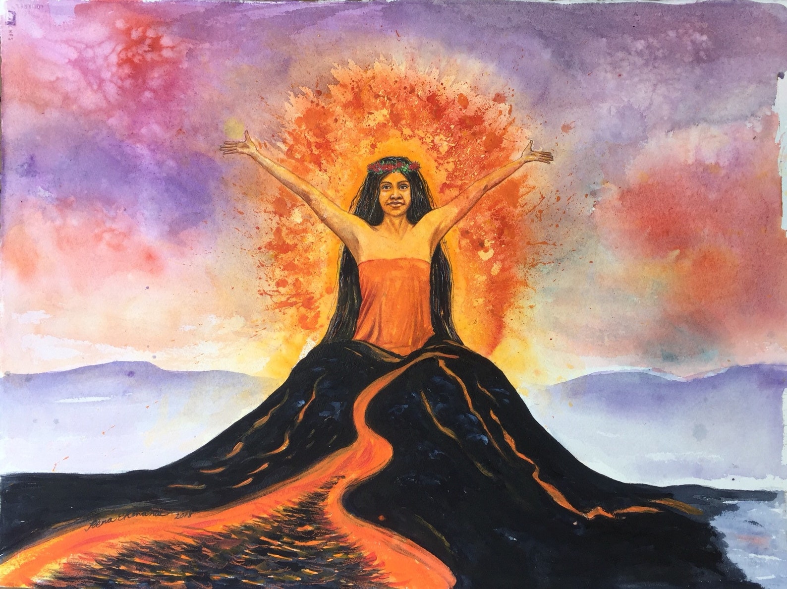 Pele the Hawaiian Goddess of the Volcanoes | Etsy