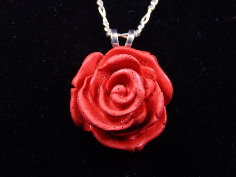 Belle's Red Roses: a Handmade Set of Red Rose Jewelry Fit for a Queen ...