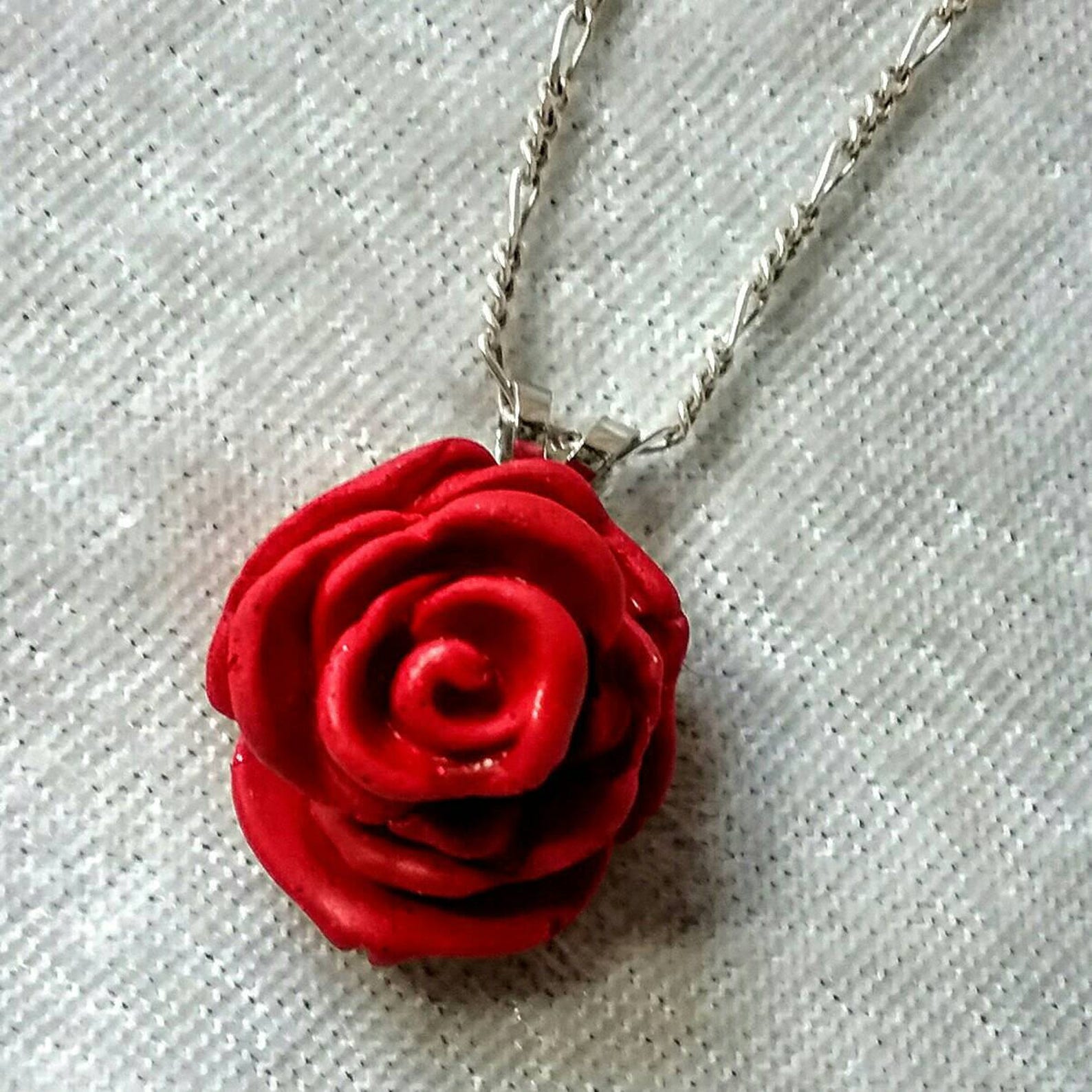 Belle's Red Roses: a Handmade Set of Red Rose Jewelry Fit for a Queen ...