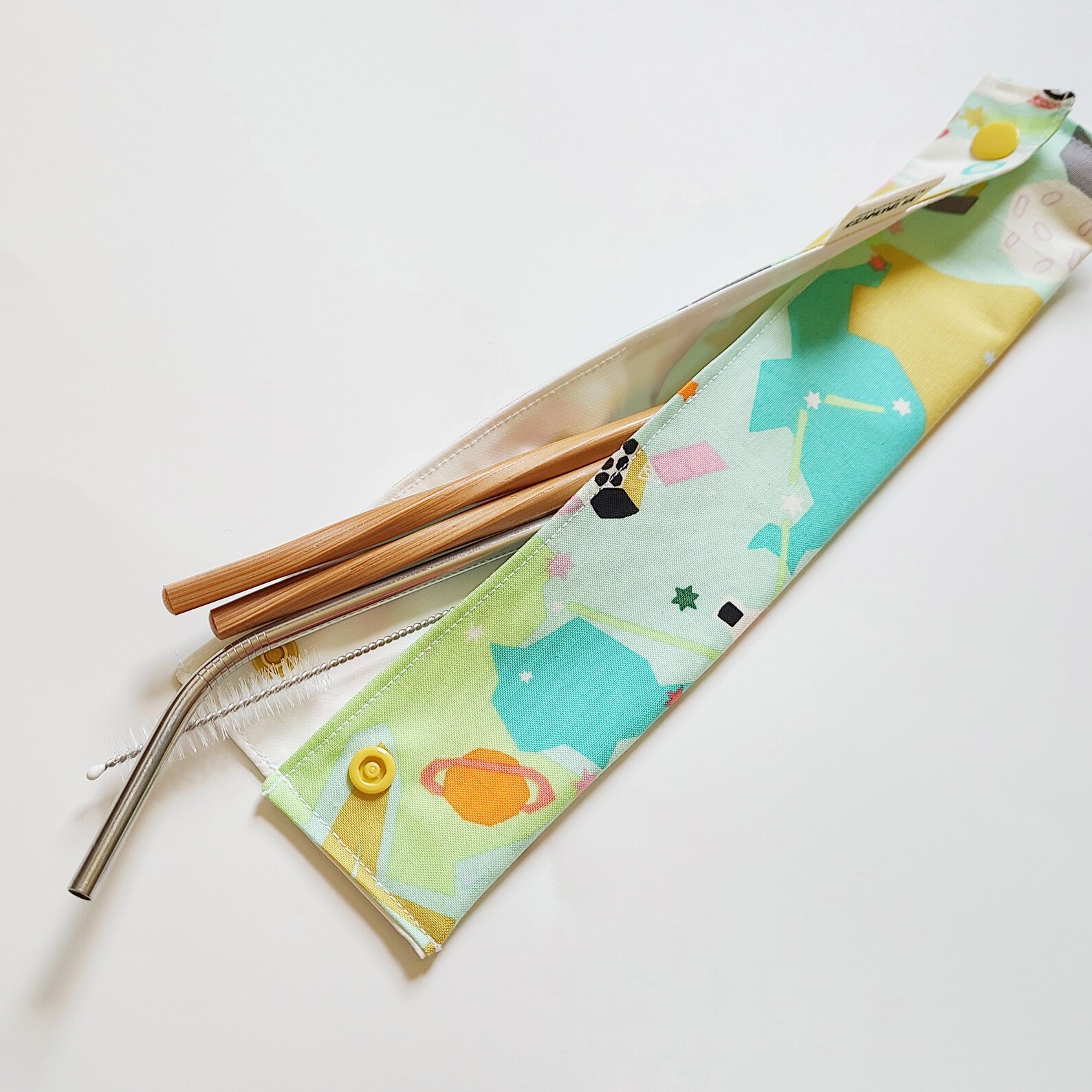 Intergalactic Straw Pouch Waterproof Zero Waste Straw Bag - Etsy