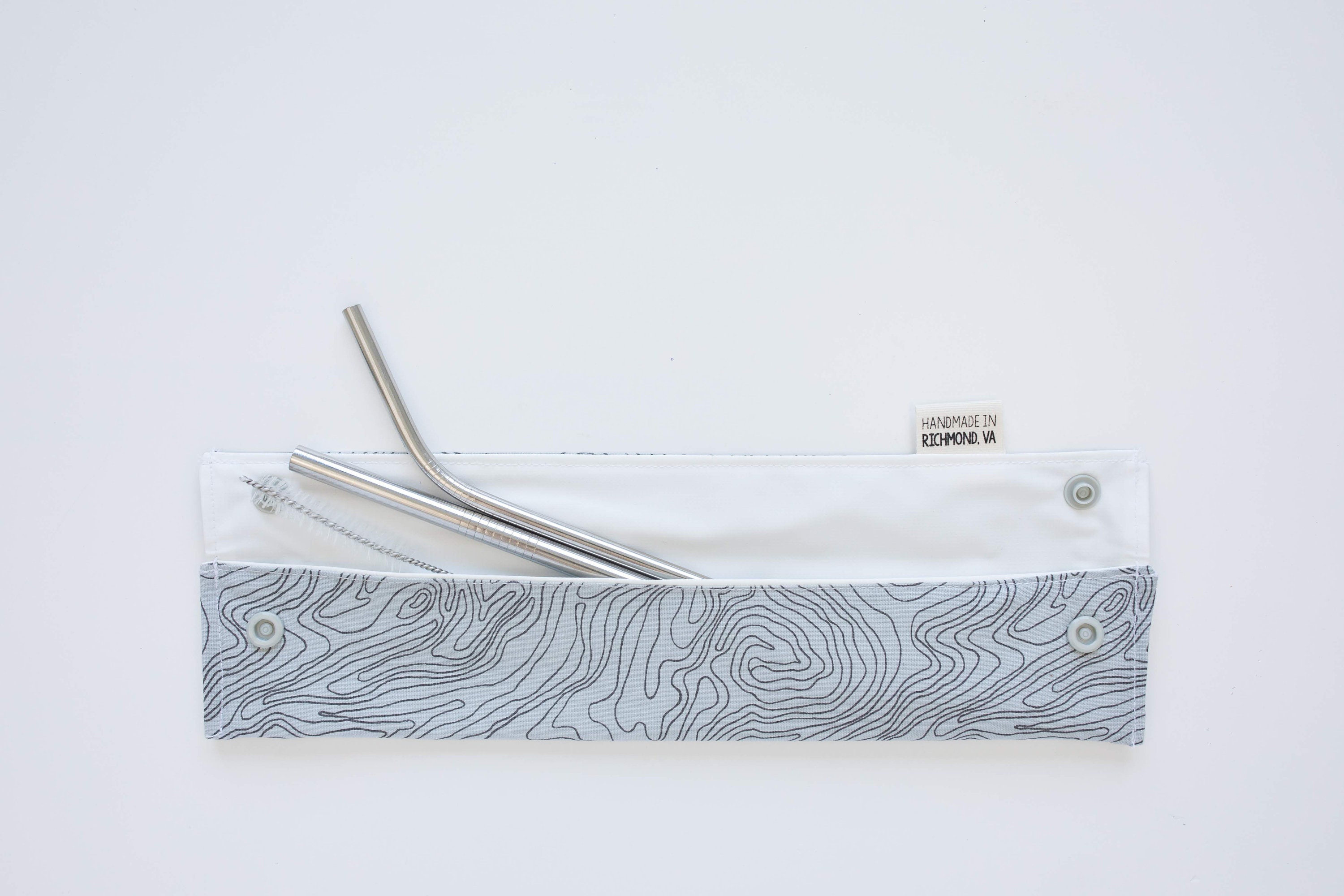 Contours Straw Pouch Waterproof Zero Waste Straw Bag Straw | Etsy