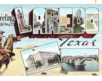 Cowboy postcard | Etsy