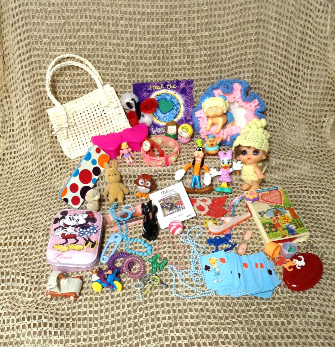 Junk Lot J - Toys, Trinkets, Tiny Treasures for Kids & Adults - Dolls ...