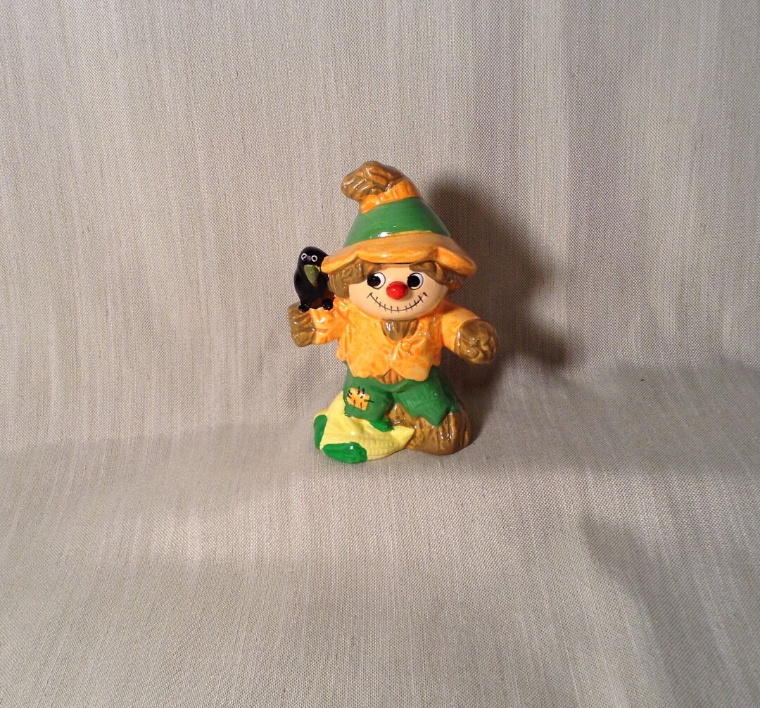 Adorable, Little Scarecrow Figurine - Fall, Autumn, Halloween Decor ...