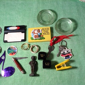 Junk Lot Q - Small Office Trinkets, Tiny Treasures - Junk Drawer, Odds ...