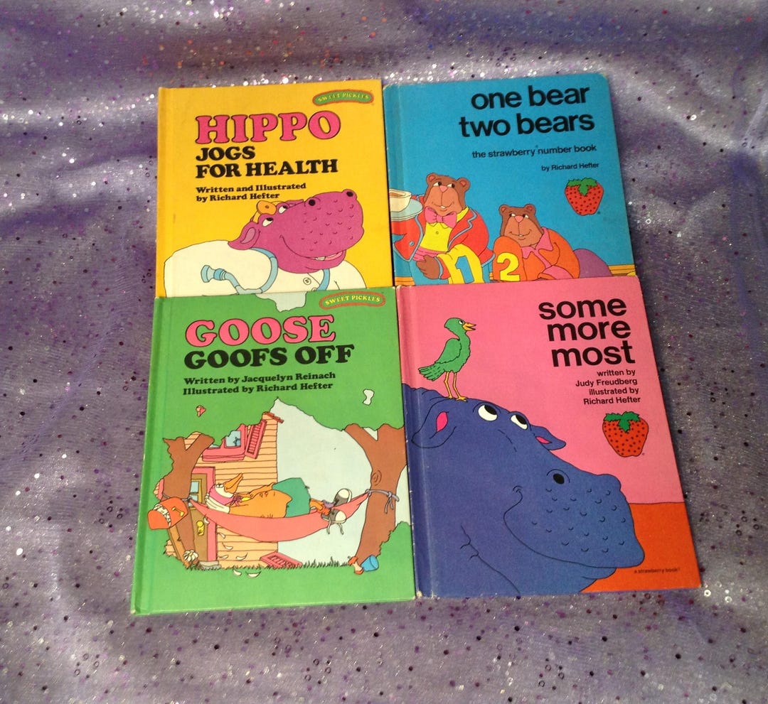 Set of 4 Vintage Children's Books - 1970s Sweet Pickles Books - Some ...