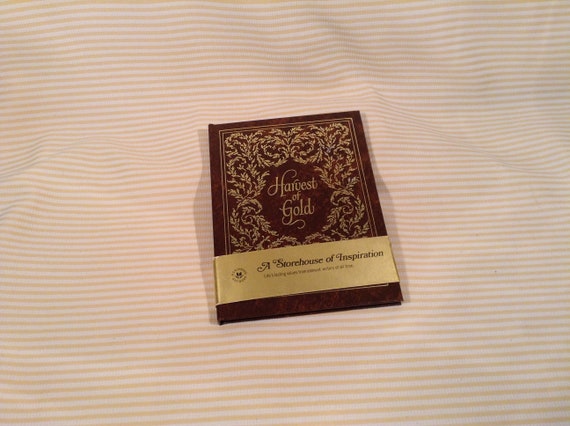 Vintage Harvest of Gold Book Copyright 1973 C.R. Gibson | Etsy