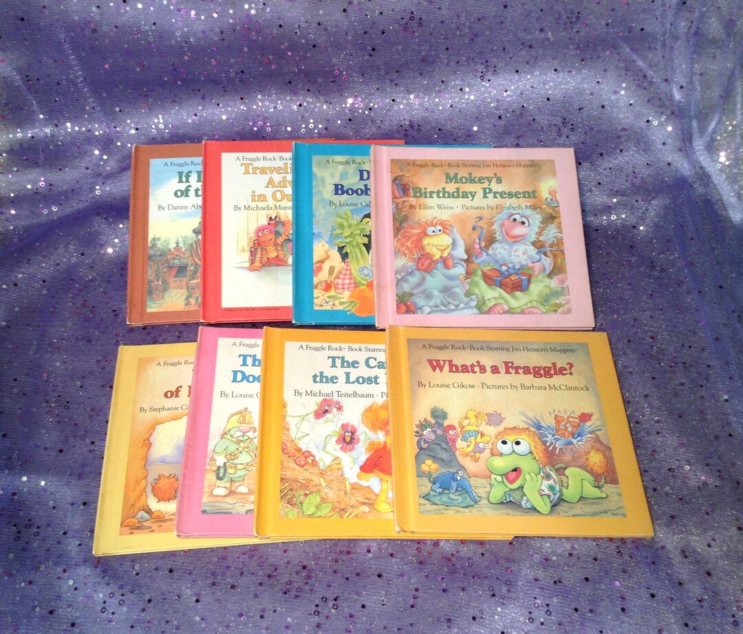 Set of 8 Vintage Kid Books - Fraggle Rock Books Starring Jim Henson's ...